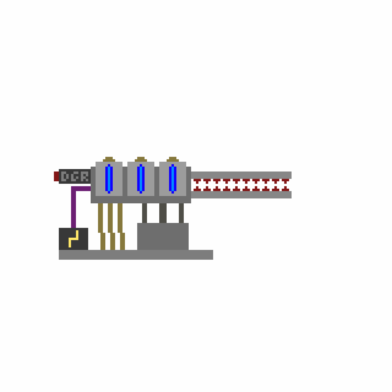 Pixilart - Railgun cannon by Cowa