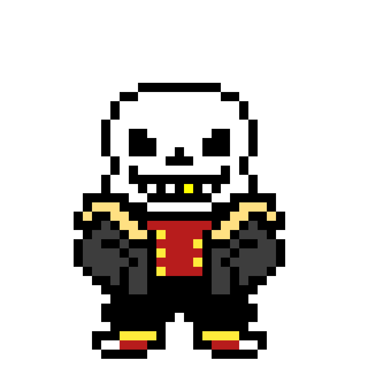 Pixilart - UF Sans Overworld sprite by RJW3009
