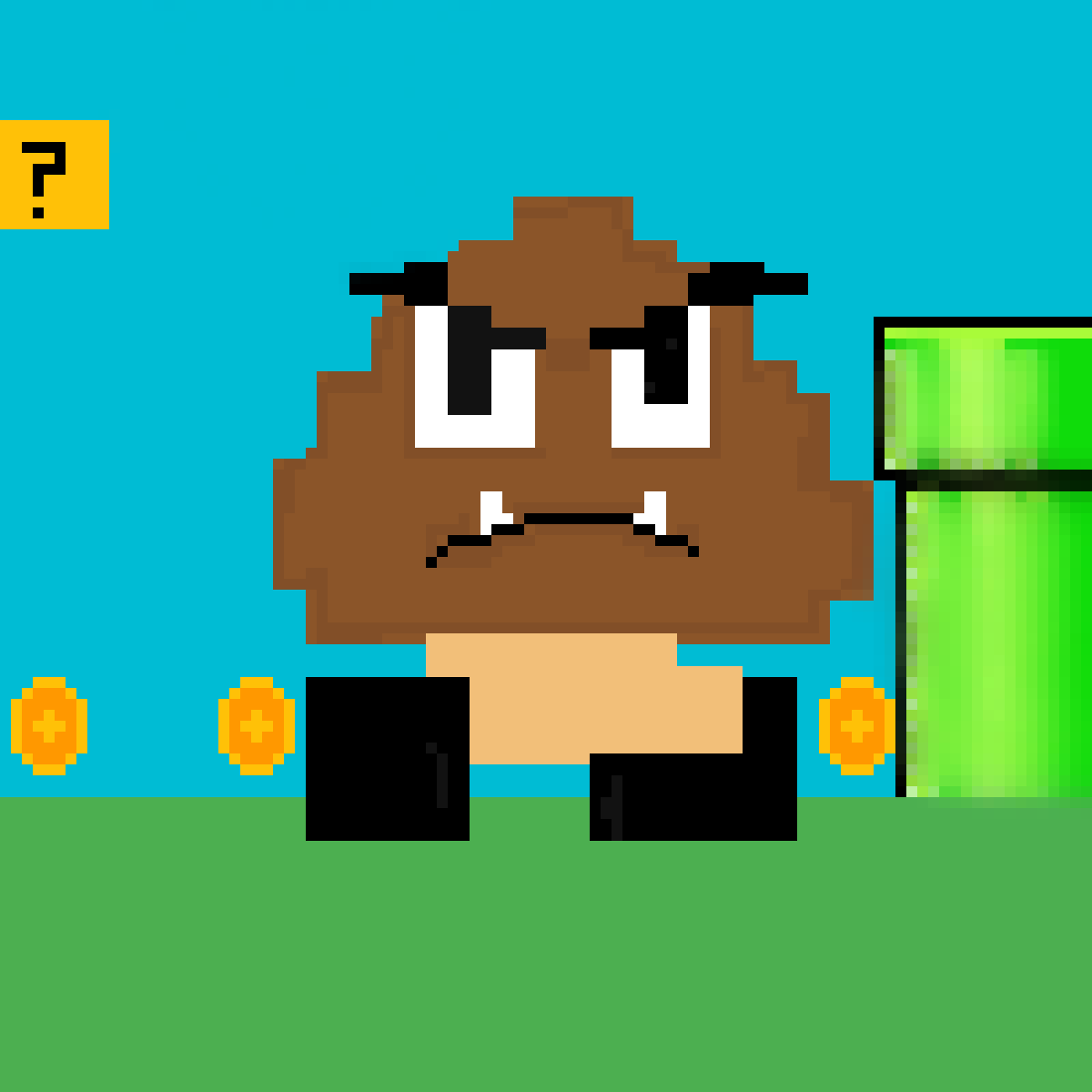 Pixilart - goomba by RIZZ-GOD