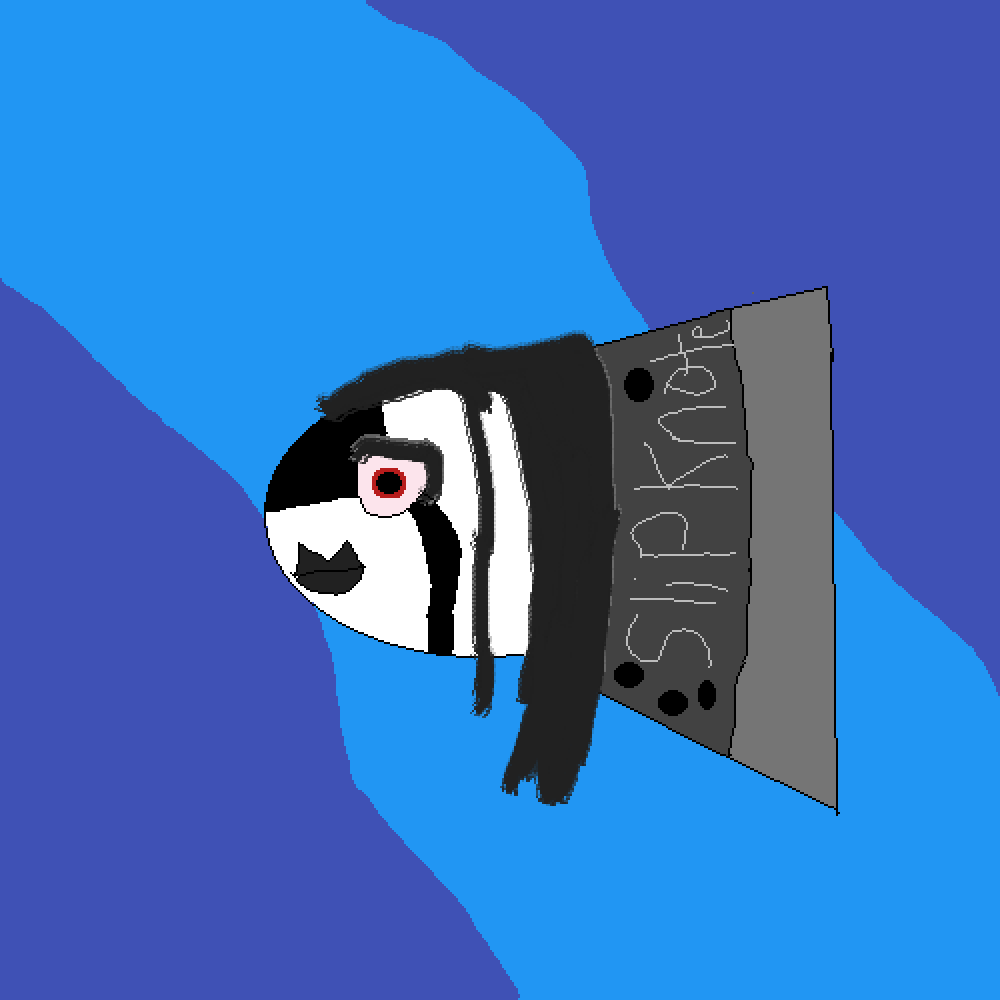 Pixilart - Goth fish by AnimeEmo