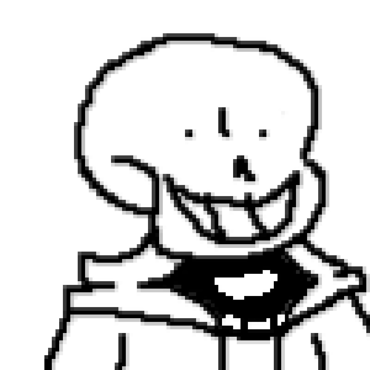 Pixilart - Drawing snas Undertale because I can by daoxscar