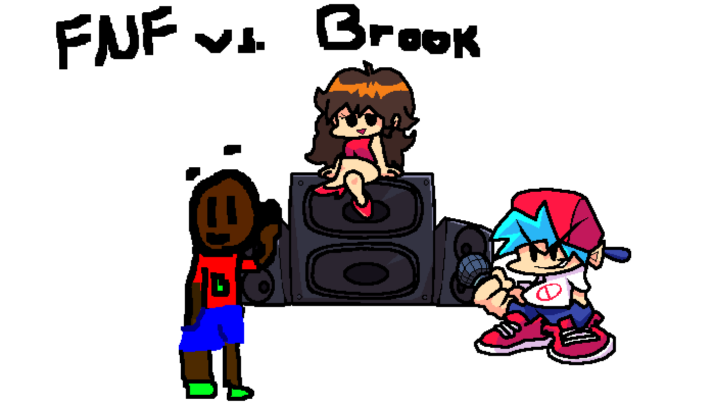 Pixilart - FNF Vs. Brook 😎 by ThatOneKid168