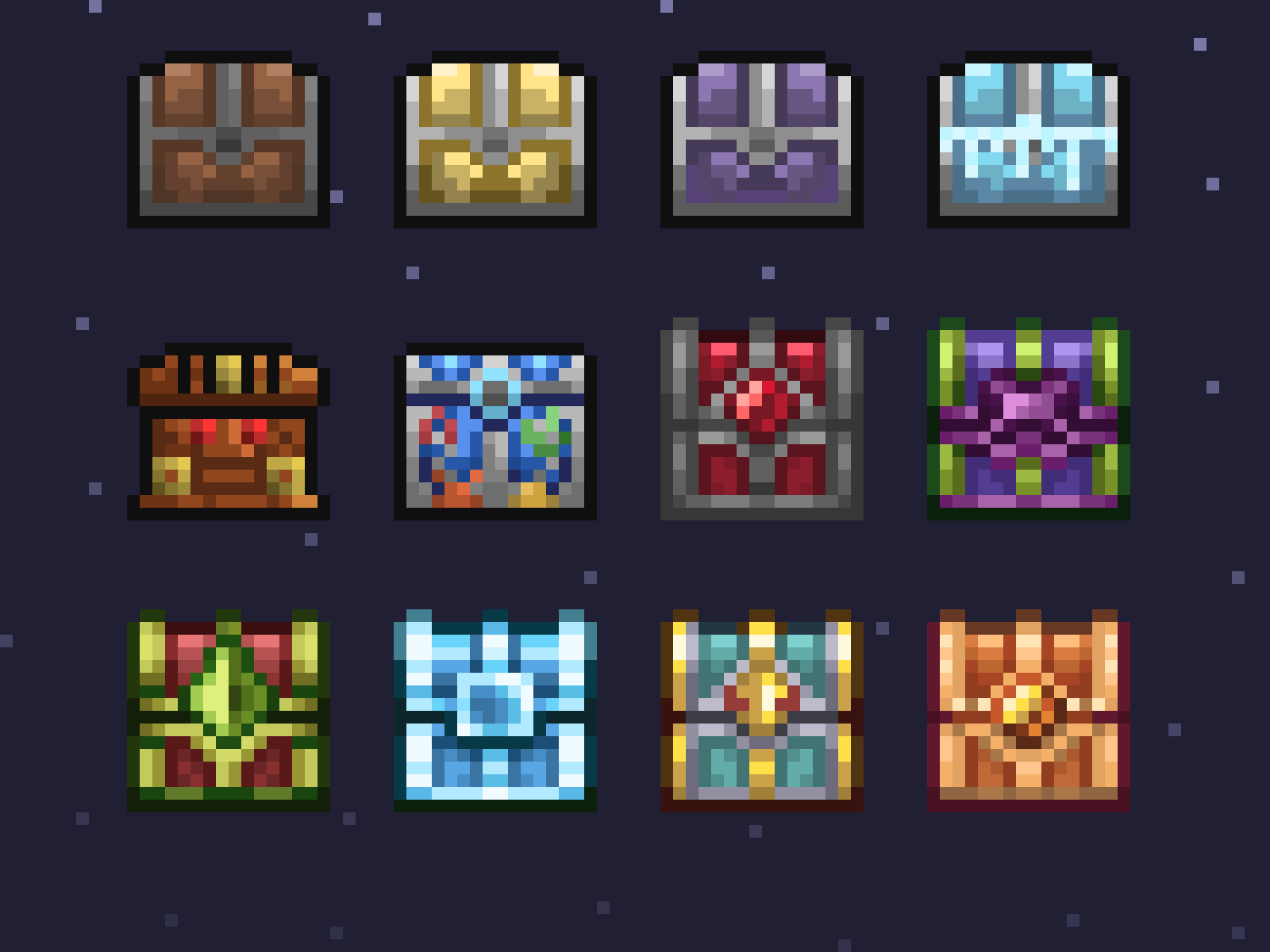 Pixilart - terraria chests by will-windy