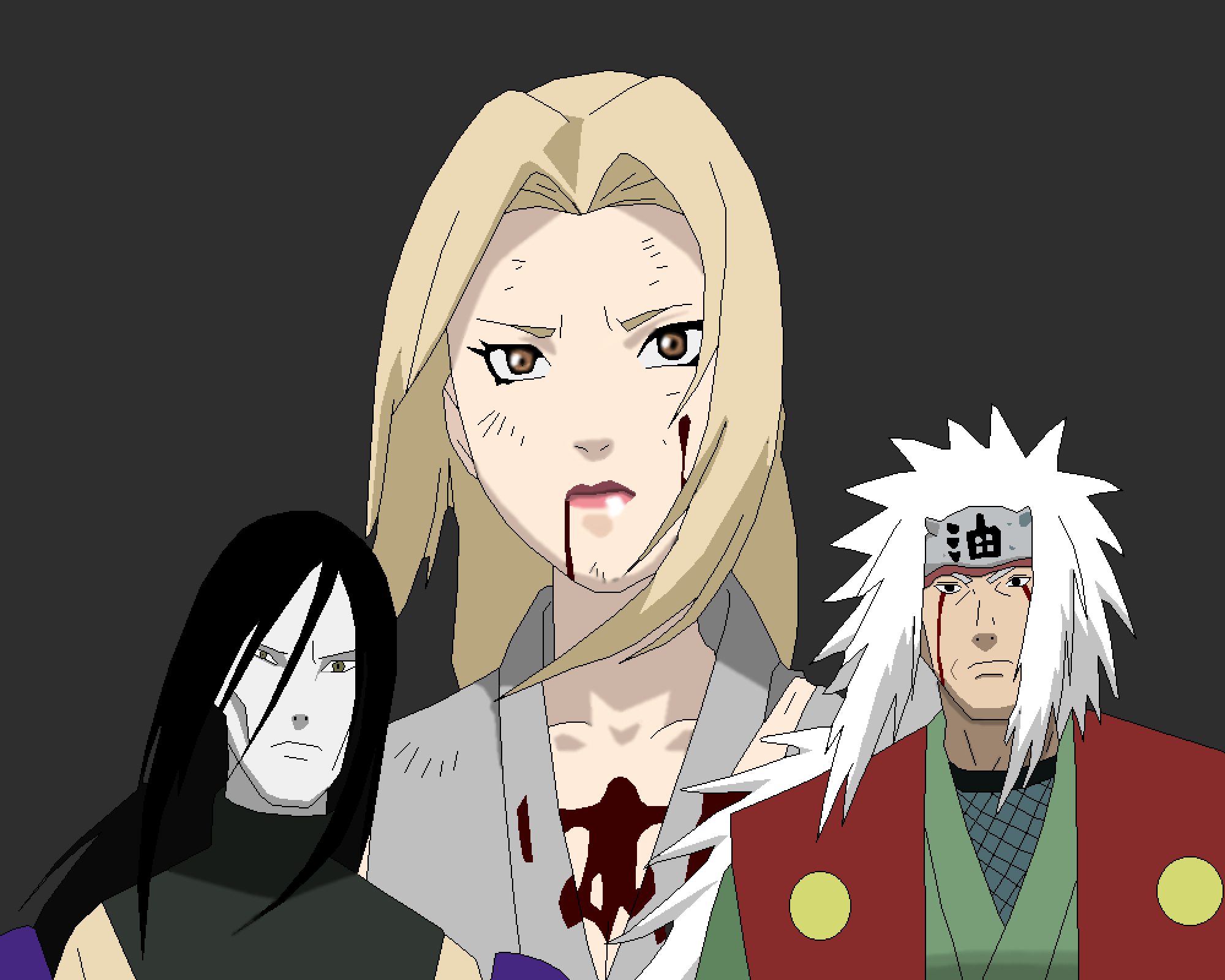 Pixilart - 100 follower special The 3 legendary sanin by TheTrueKanji