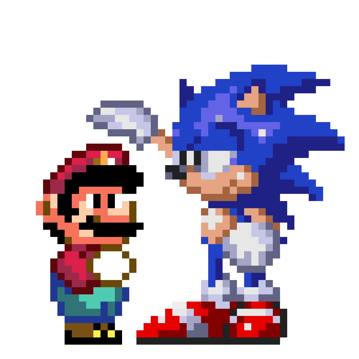 Pixilart - sonic the tall-hog by BlueboxDude