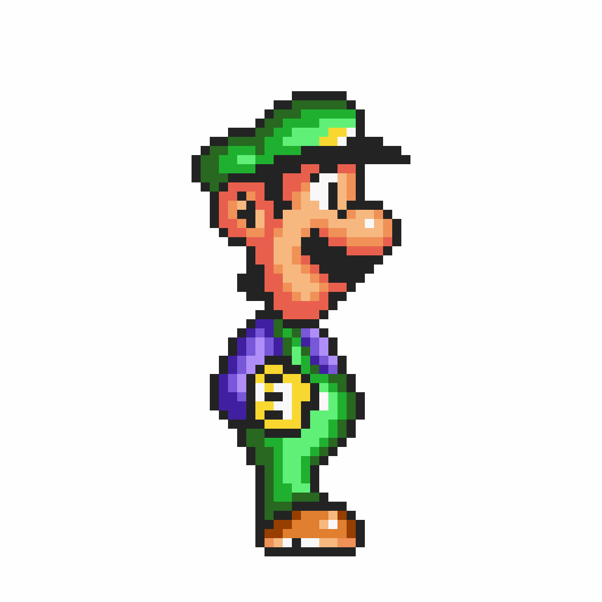 Pixilart - NEW SMAS LUIGI!!! by Maxy-dog