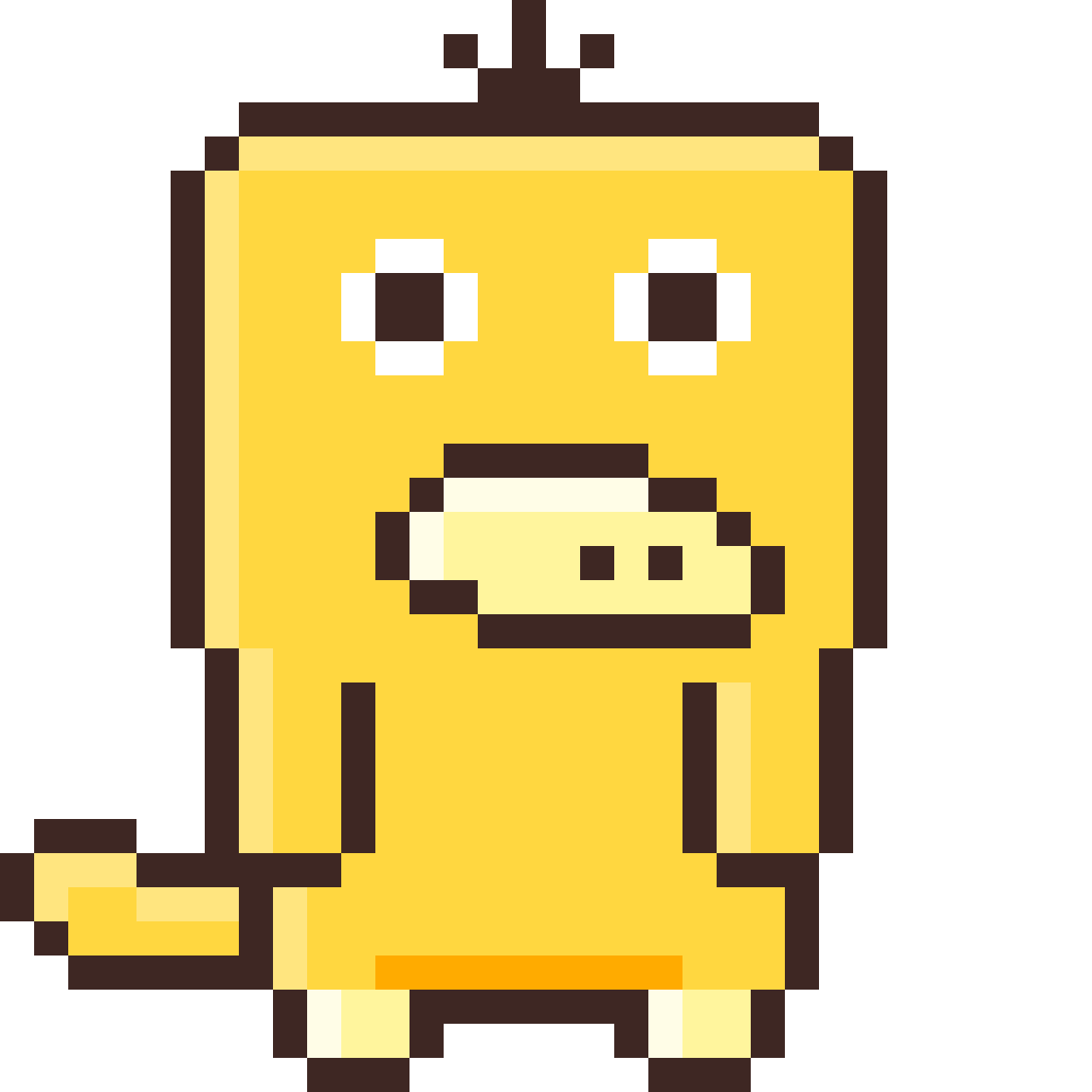 Pixilart - Psyduck (normal) by Jeklin
