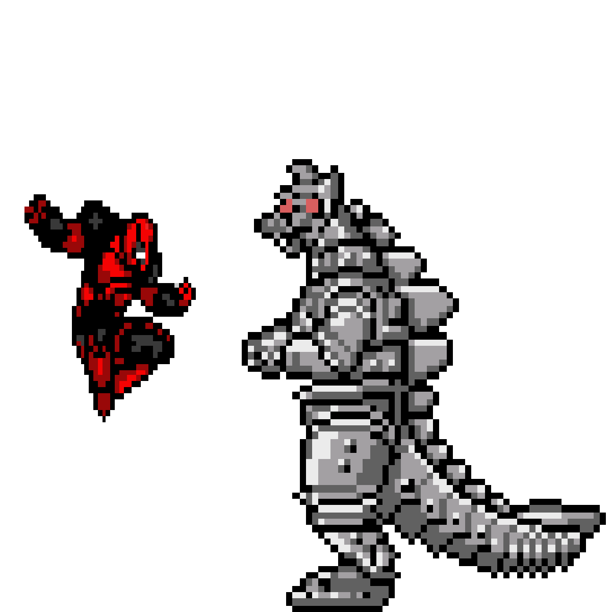 Pixilart - dead pool vs meca godzilla by dptazz88