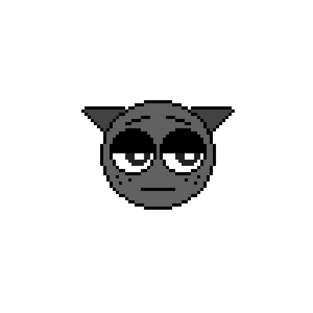 Pixilart - Grey Sprunki Badge (Attempt 1) by EXILE18