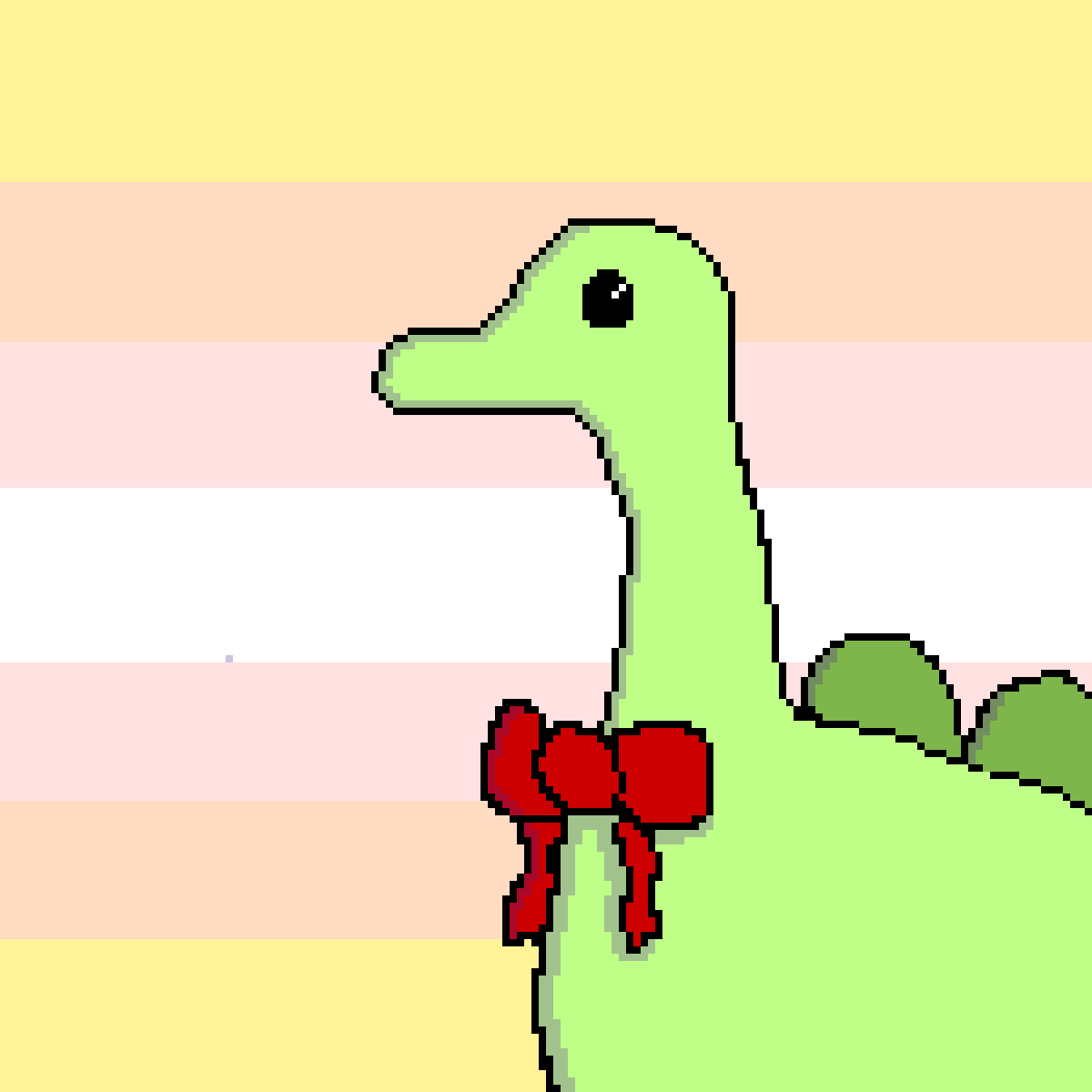Pixilart - Pangender Dino PFP! by DeadLynx