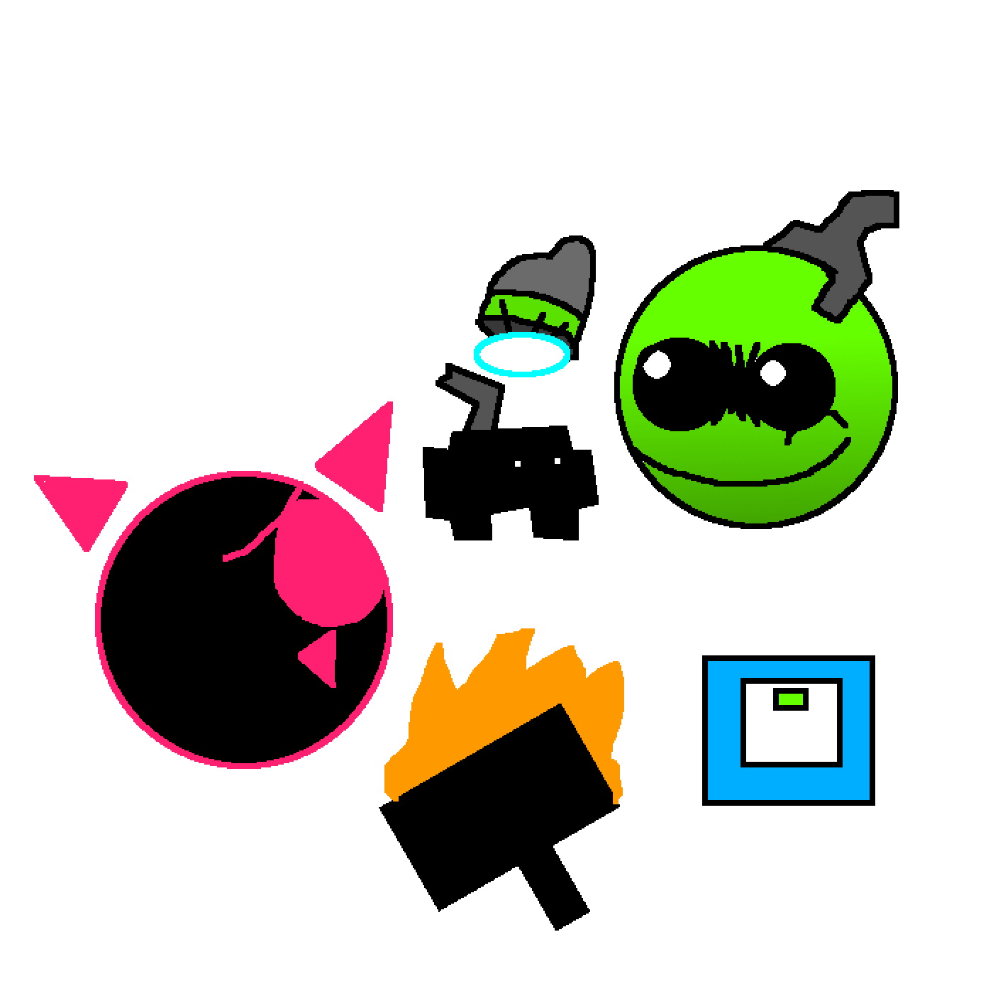 Geometry Dash by MDLArt - Pixilart