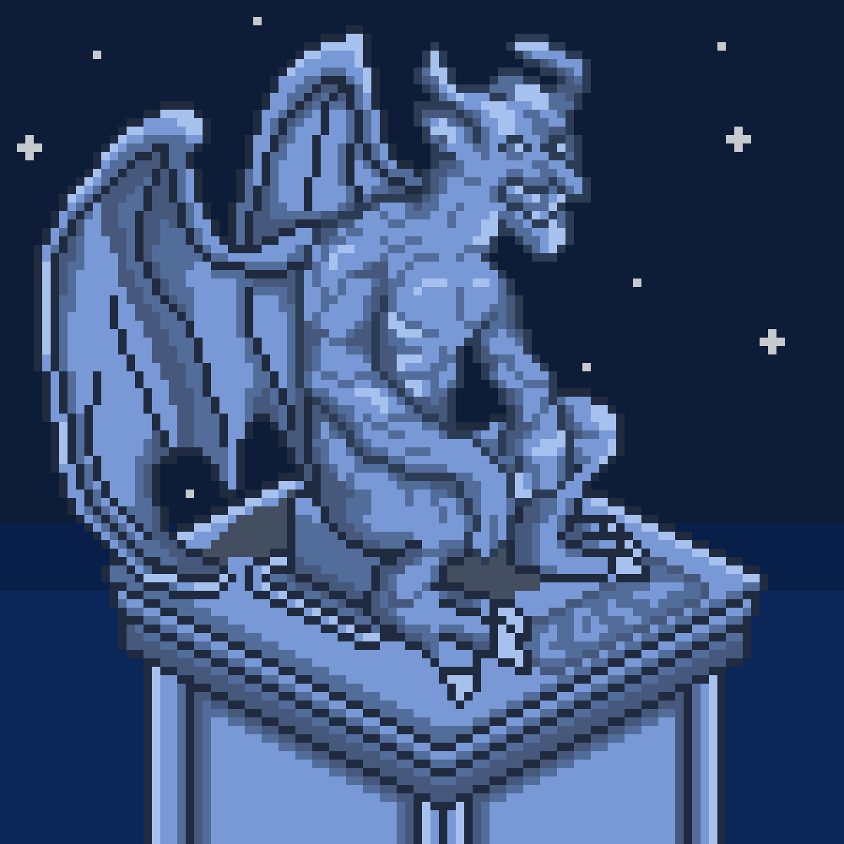 Pixilart - GARGOYLE by Magus