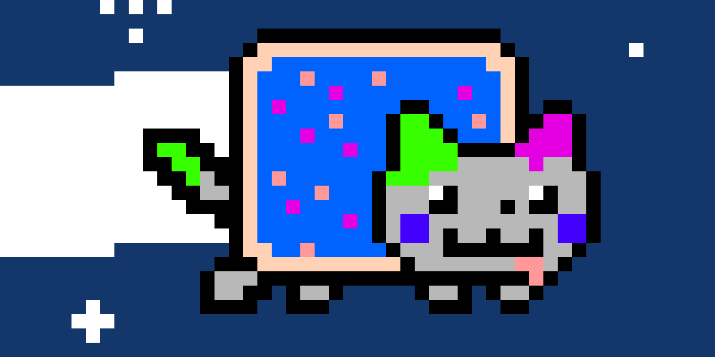 Pixilart - Nyan Cat (BASE) wip by bfbfourandX