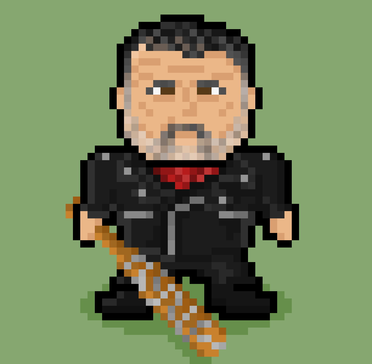 Pixilart - Negan Walking Dead by garrett5