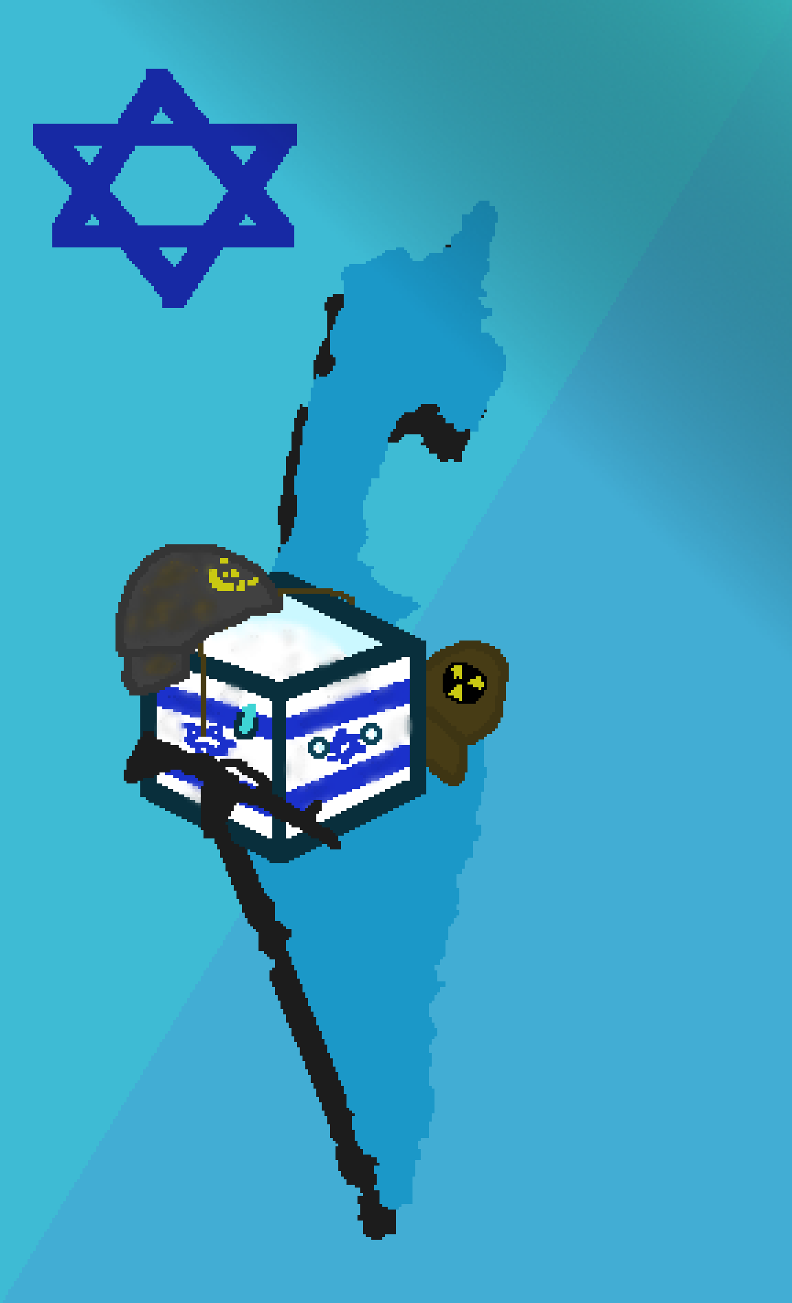 Pixilart - Israelcube 🇮🇱 by ReichSlayer201