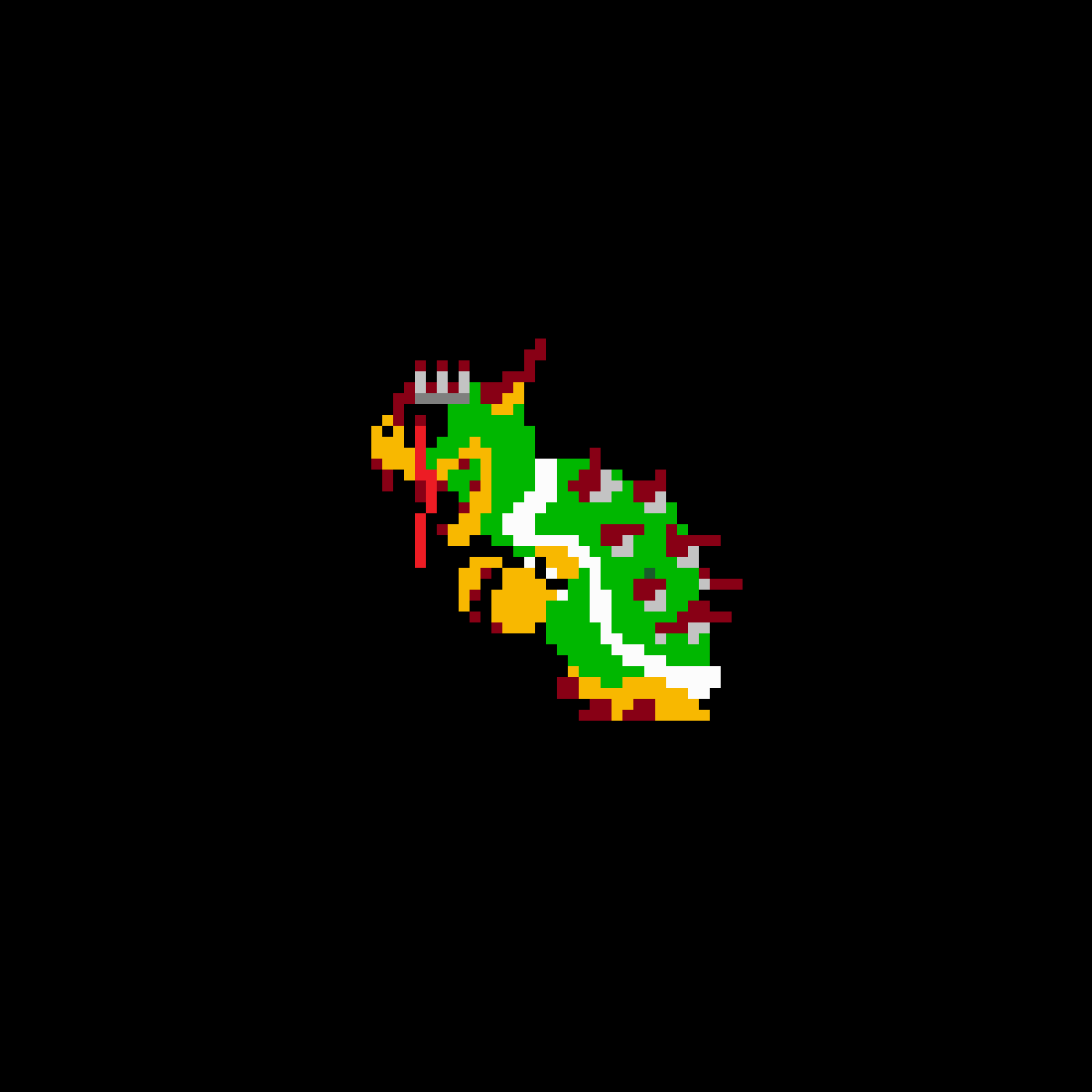 Pixilart - NES Bowser EXE Sprite By me by Miko-chani