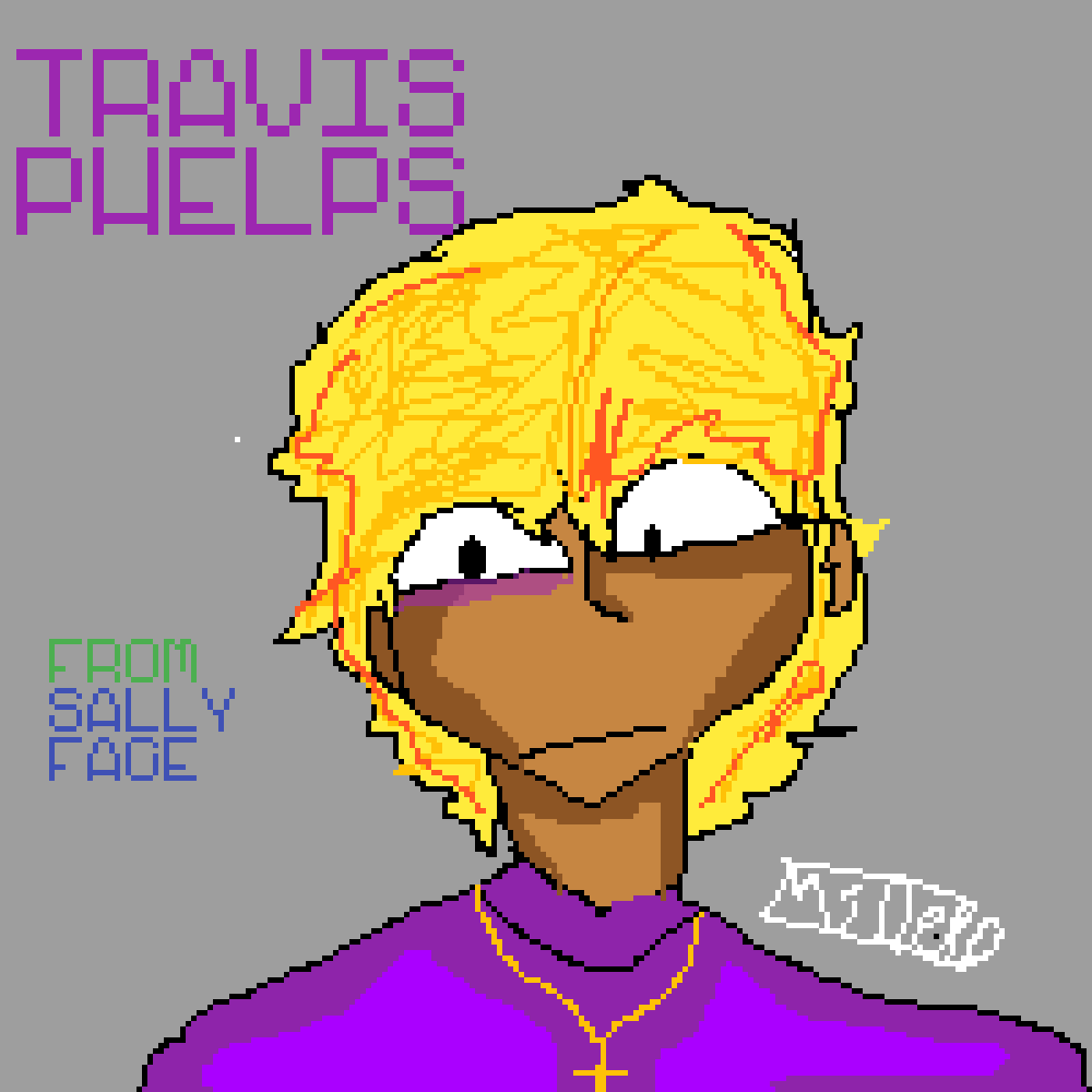 Pixilart - travis phelps from sally face by Unholy1
