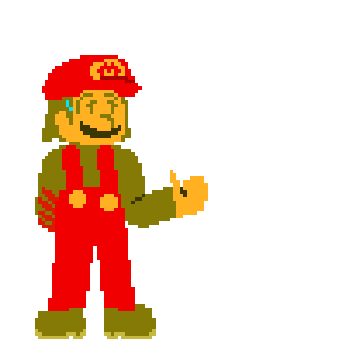 Pixilart - MBZ mario exe by 0gamer2000