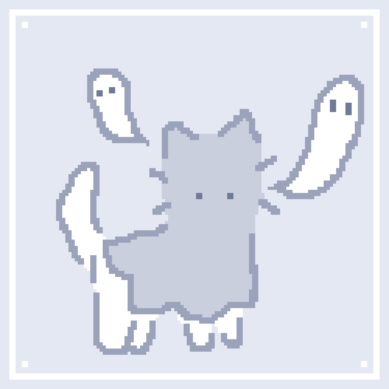 Pixilart - ghost kitte by Hazen