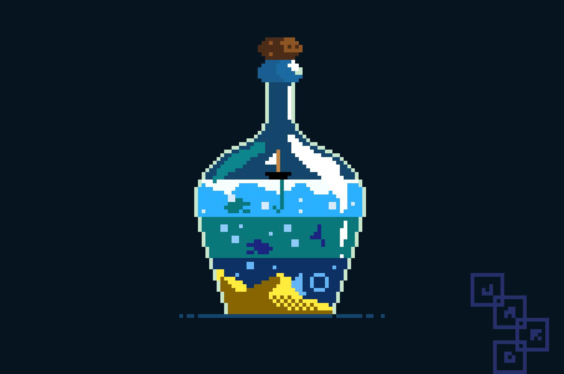 Pixilart - Bottle by NightMage