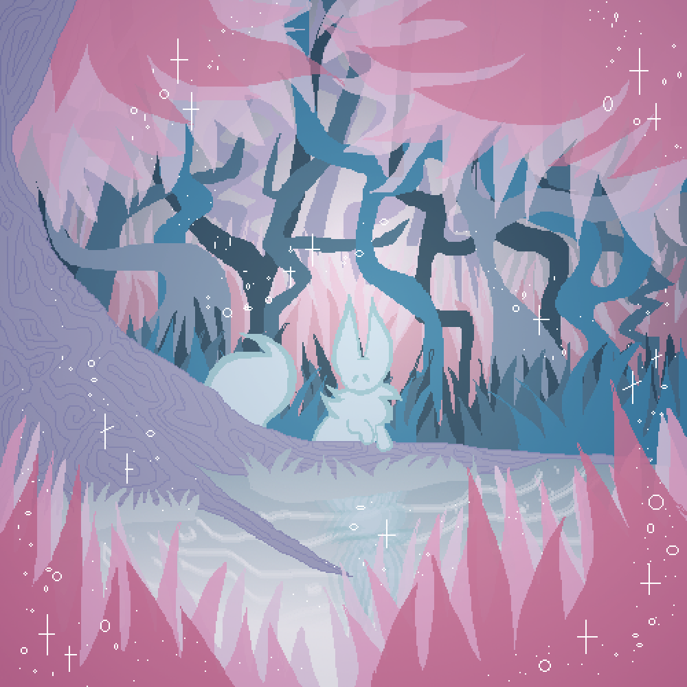 Pixilart - Crystal forest by Bahzil