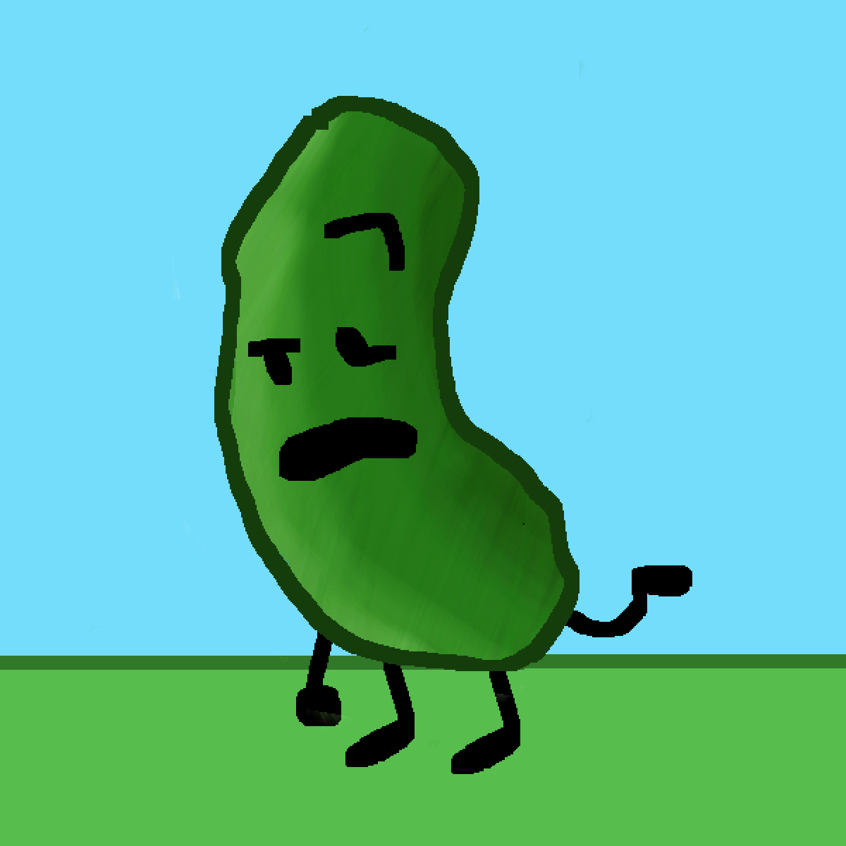 Pixilart - Pickle From Inanimate Insanity by willthecherry