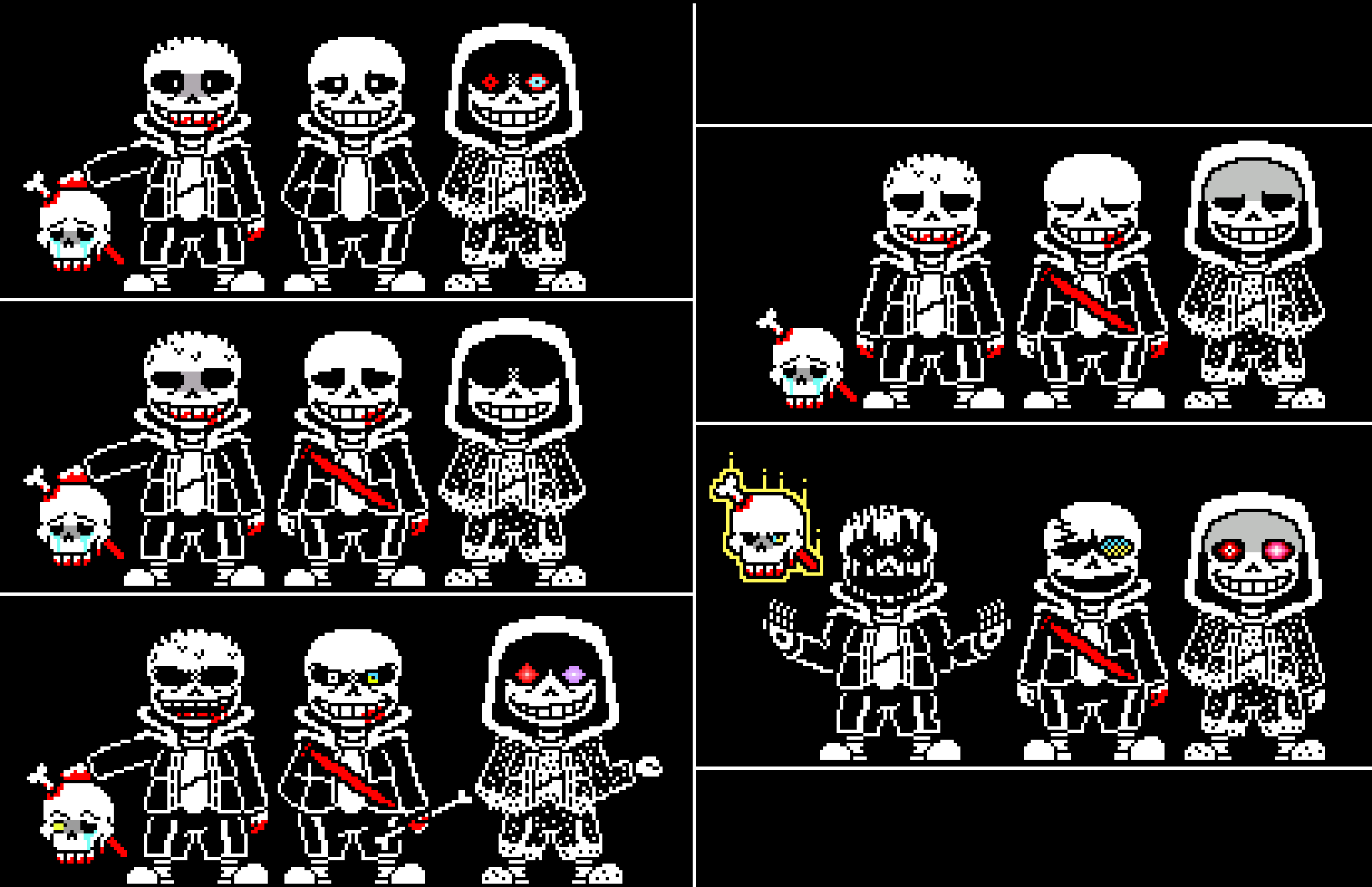 Pixilart - Former time trio full by HDS-sans