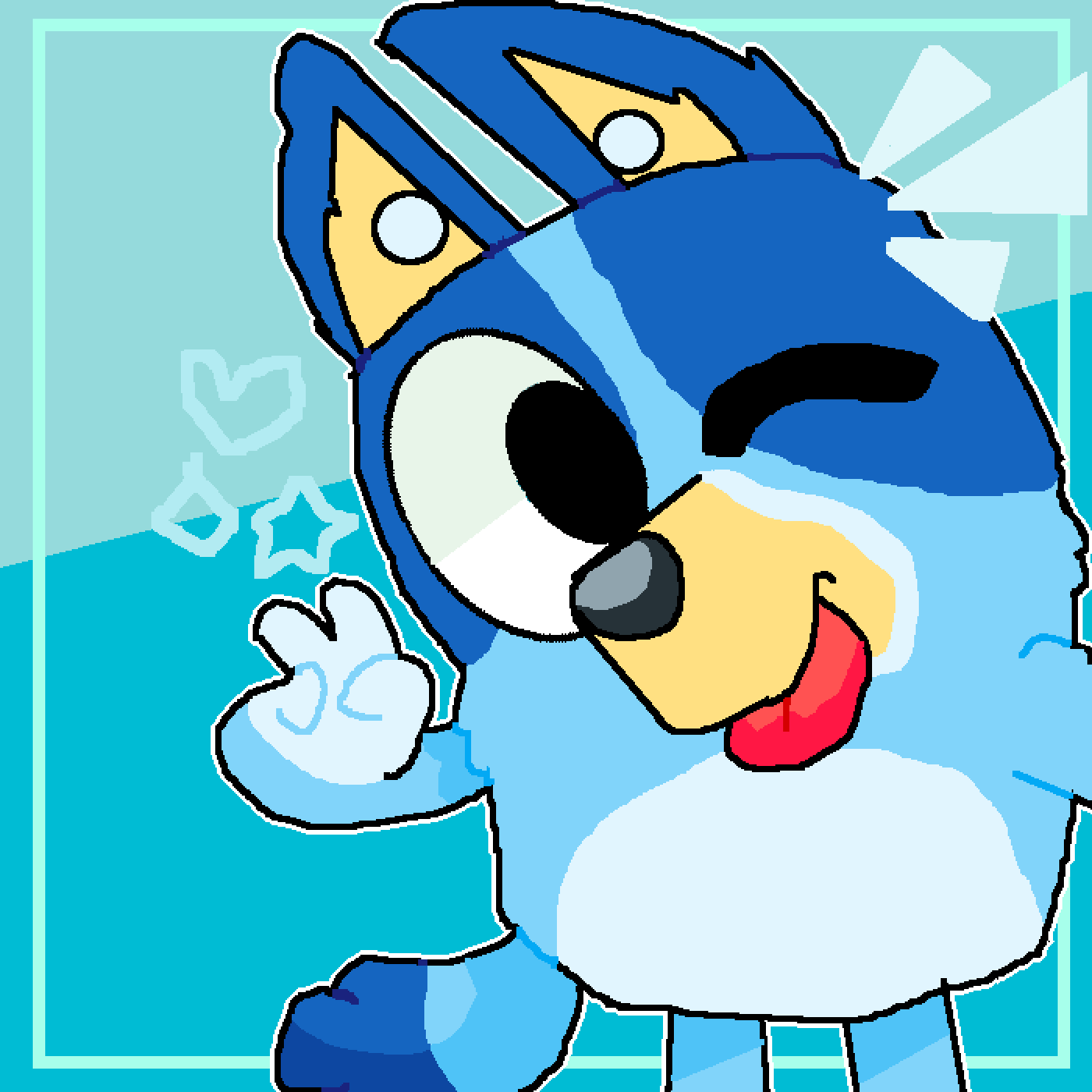 Bluey by MangoSlushi - Pixilart