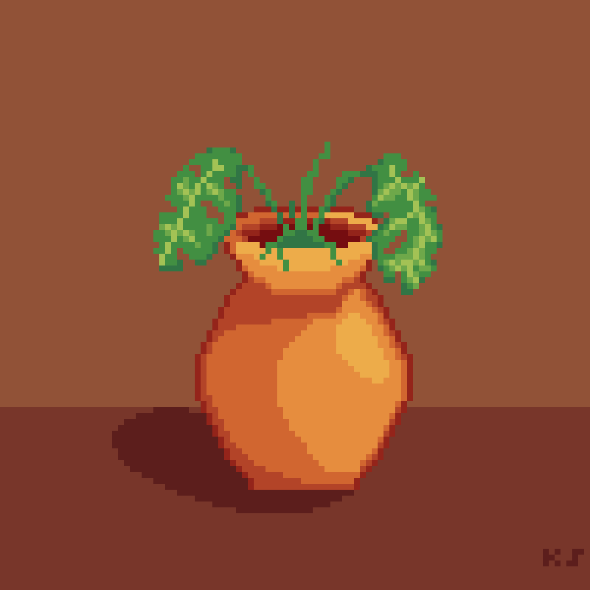 Pixilart - Monstera in a Vase by Kleinsteudios