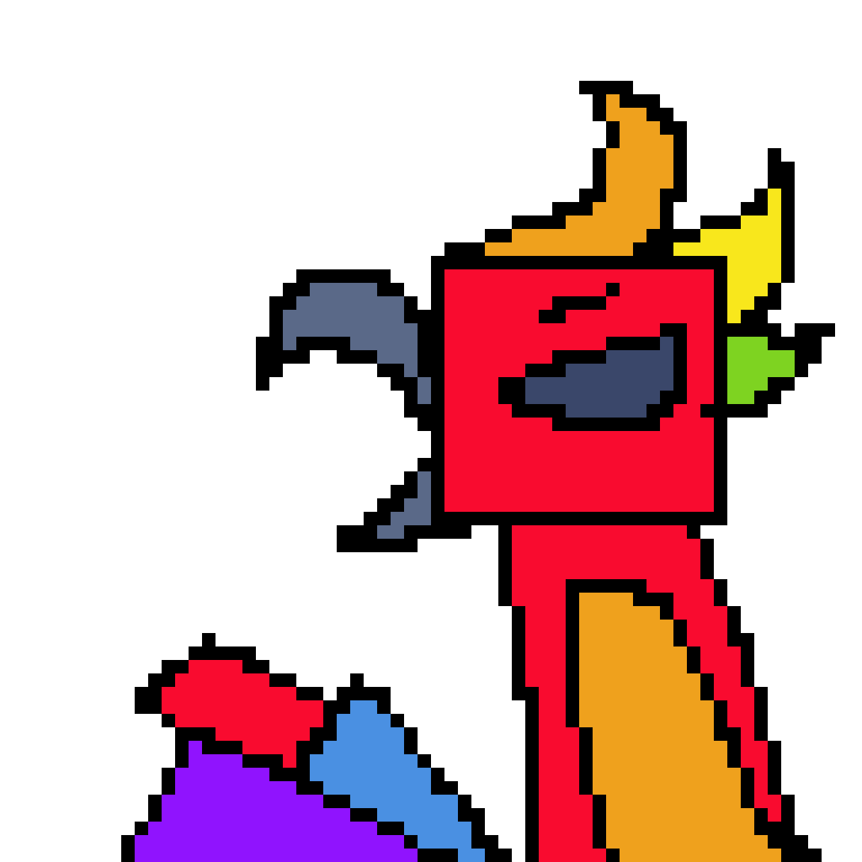 Pixilart - minecraft parrot by Floric