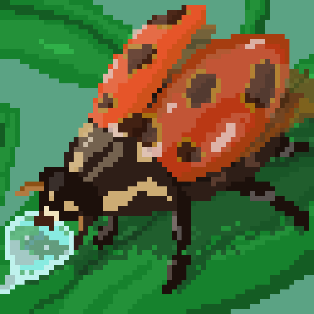 Pixilart - ladybug by padril