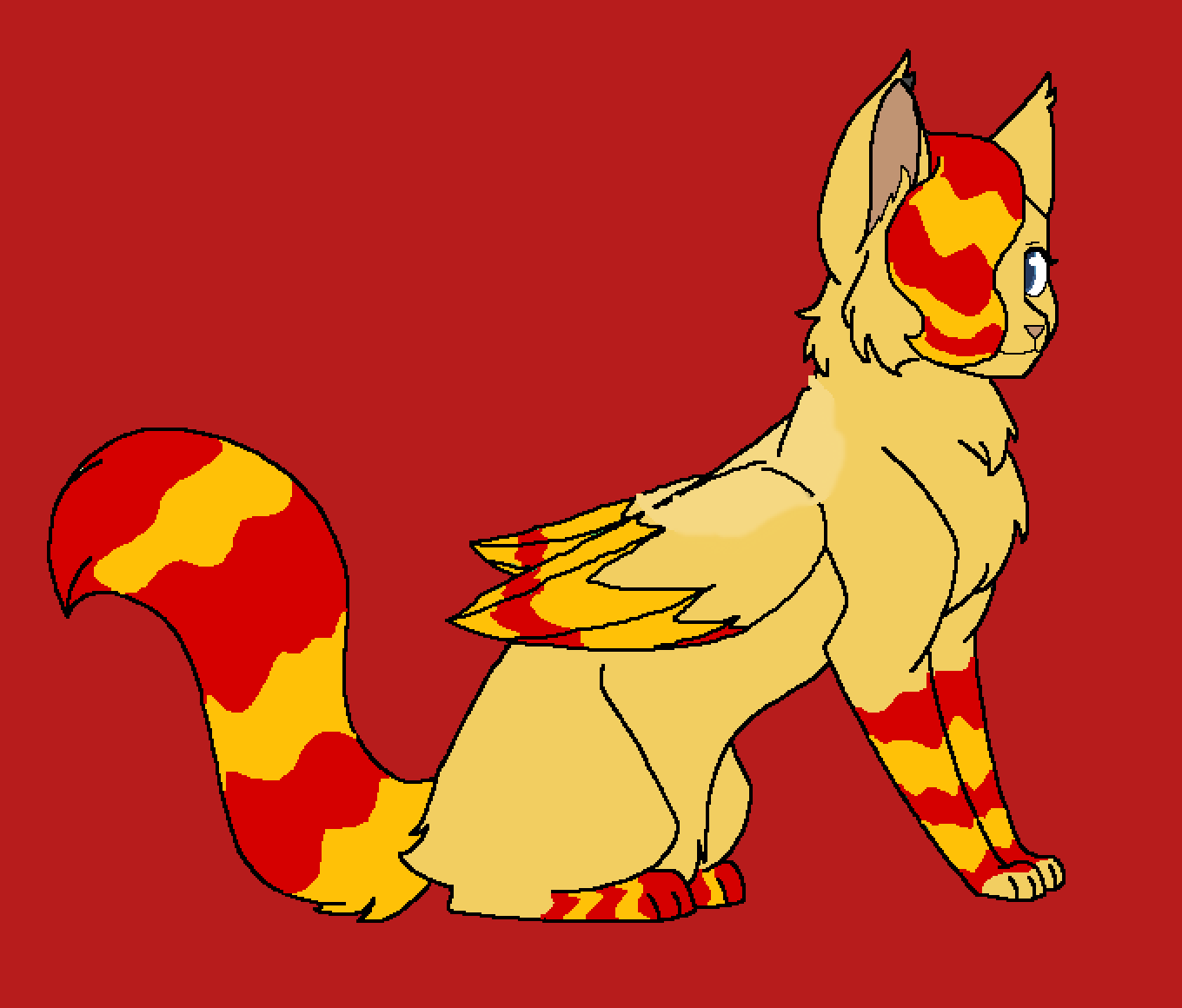 Pixilart - Gryffindor Cat by SlayQueen17