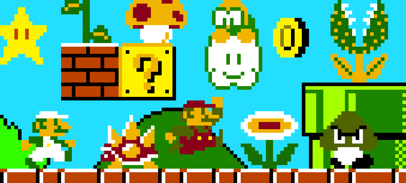 Pixilart - Super mario by YeetyPlayz
