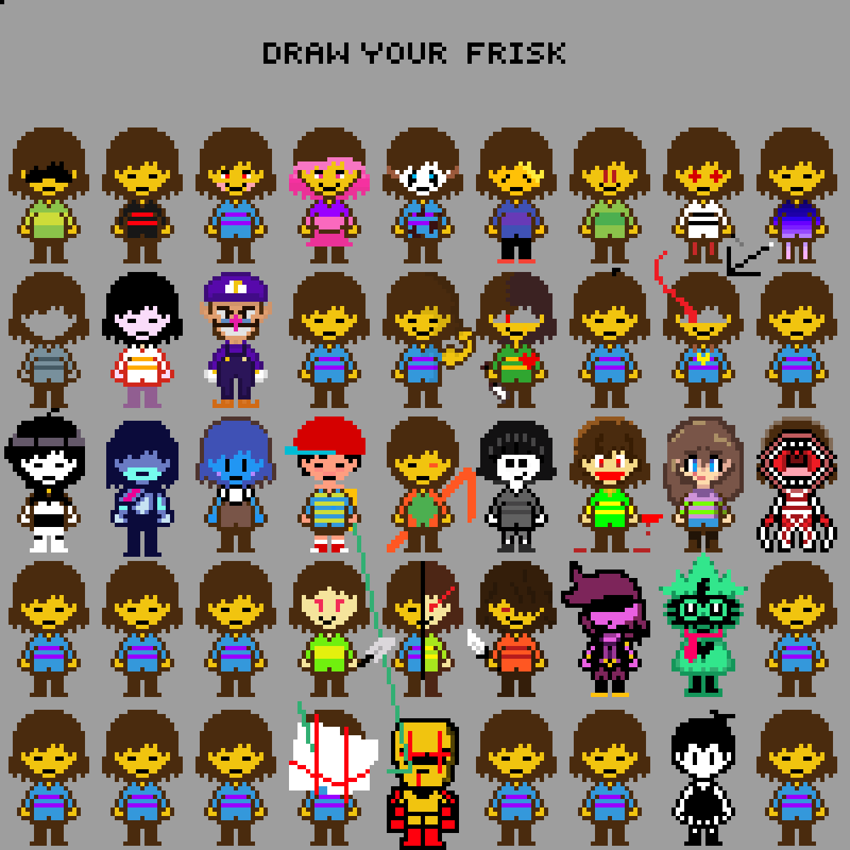 Pixilart - MAKE YOUR OWN FRISK! by Frisk123456789