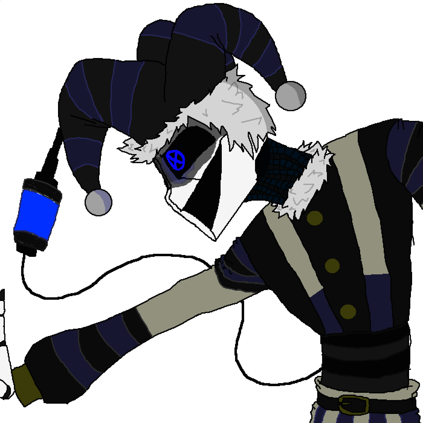 Pixilart - Jester(My OC) by greyscale67