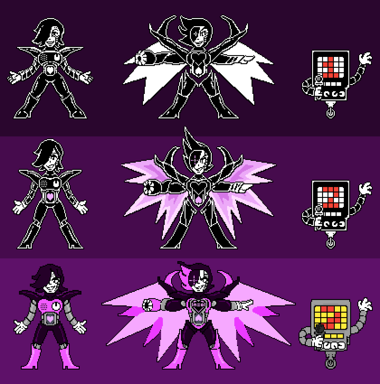Pixilart - Mettaton evolution by a-silent-boy