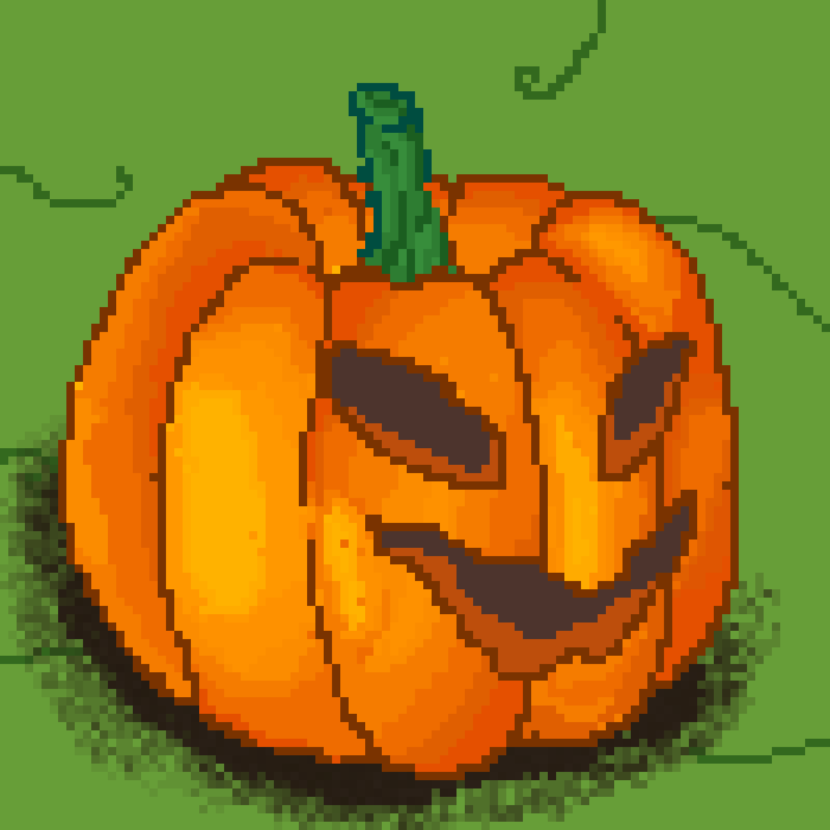 Pixilart - Jack-o-lantern by Ju123D