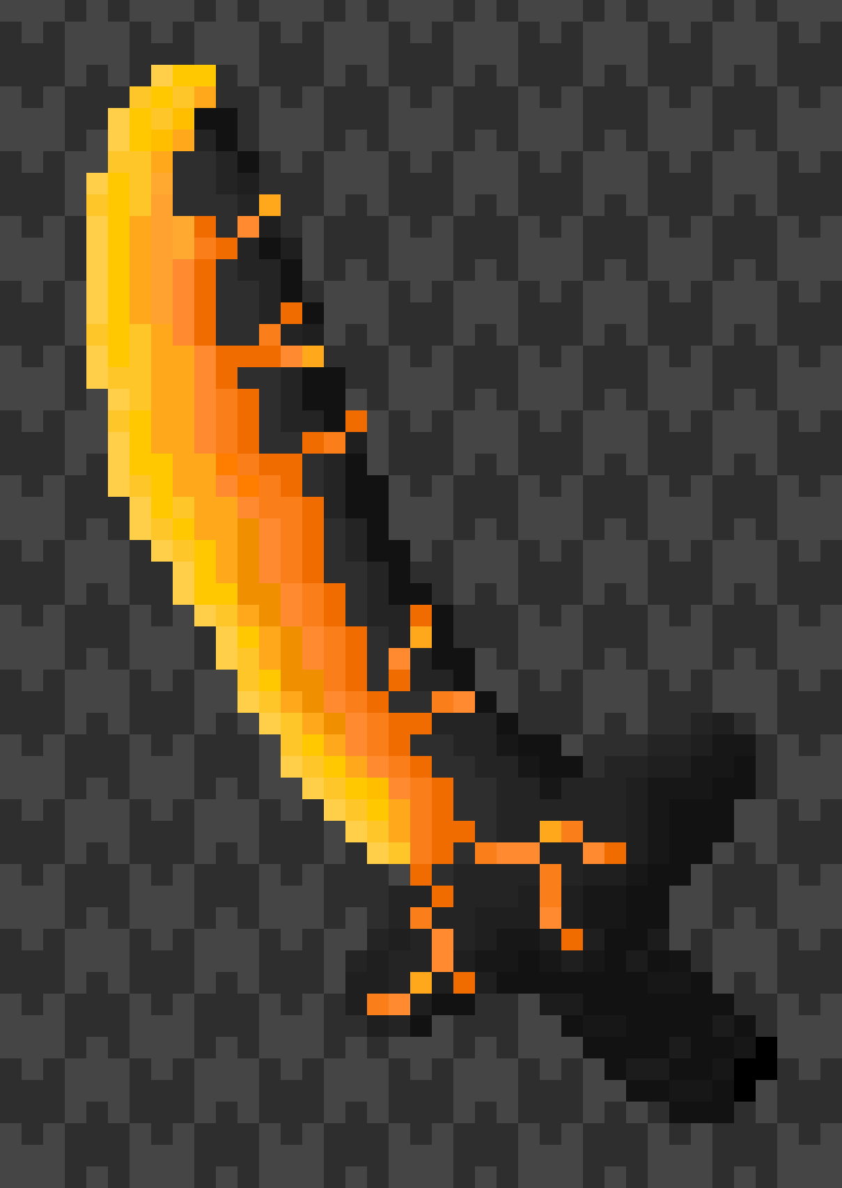 Pixilart - Lava sword by Csancsan22