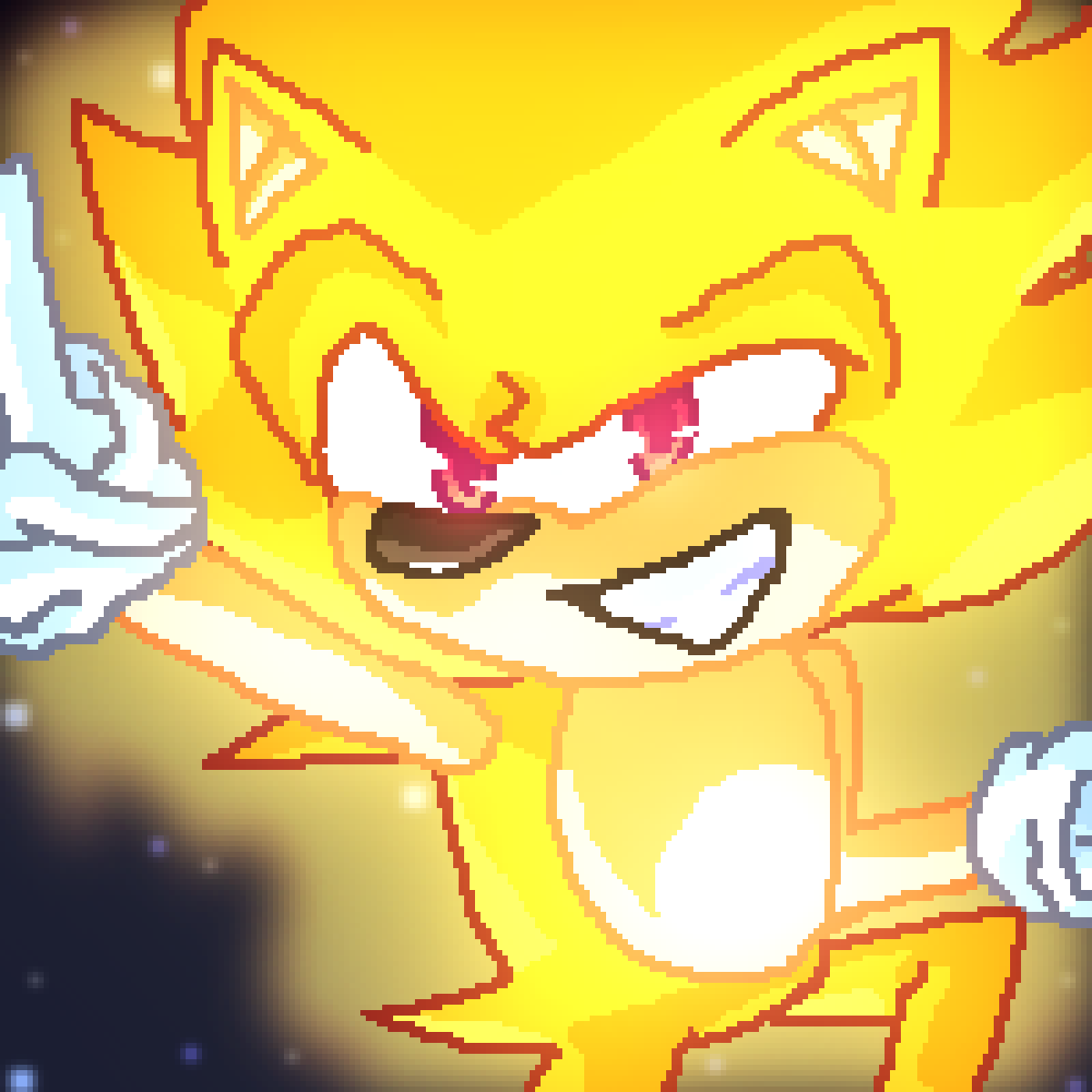 Pixilart - SUPER SONIC STYLE by Filipizin