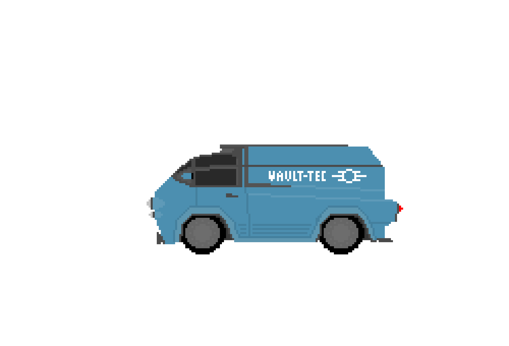 Pixilart - Vault-Tec Van 2 by TankBoiYe
