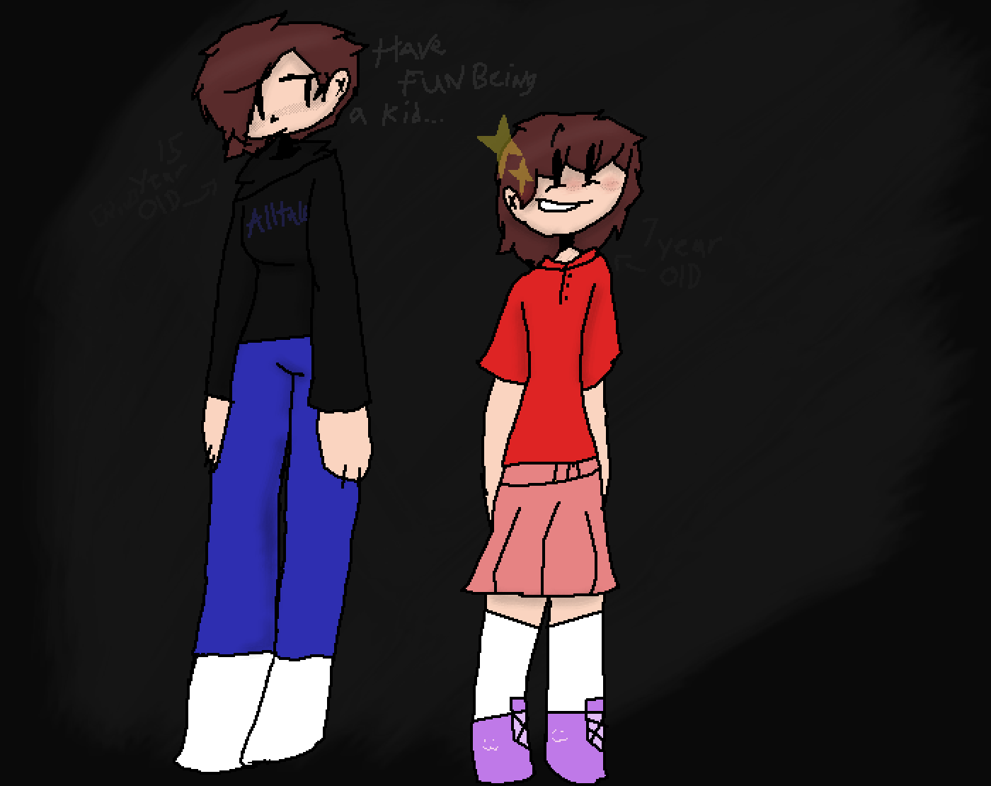 Pixilart - Some irl art stuff by Alltale12