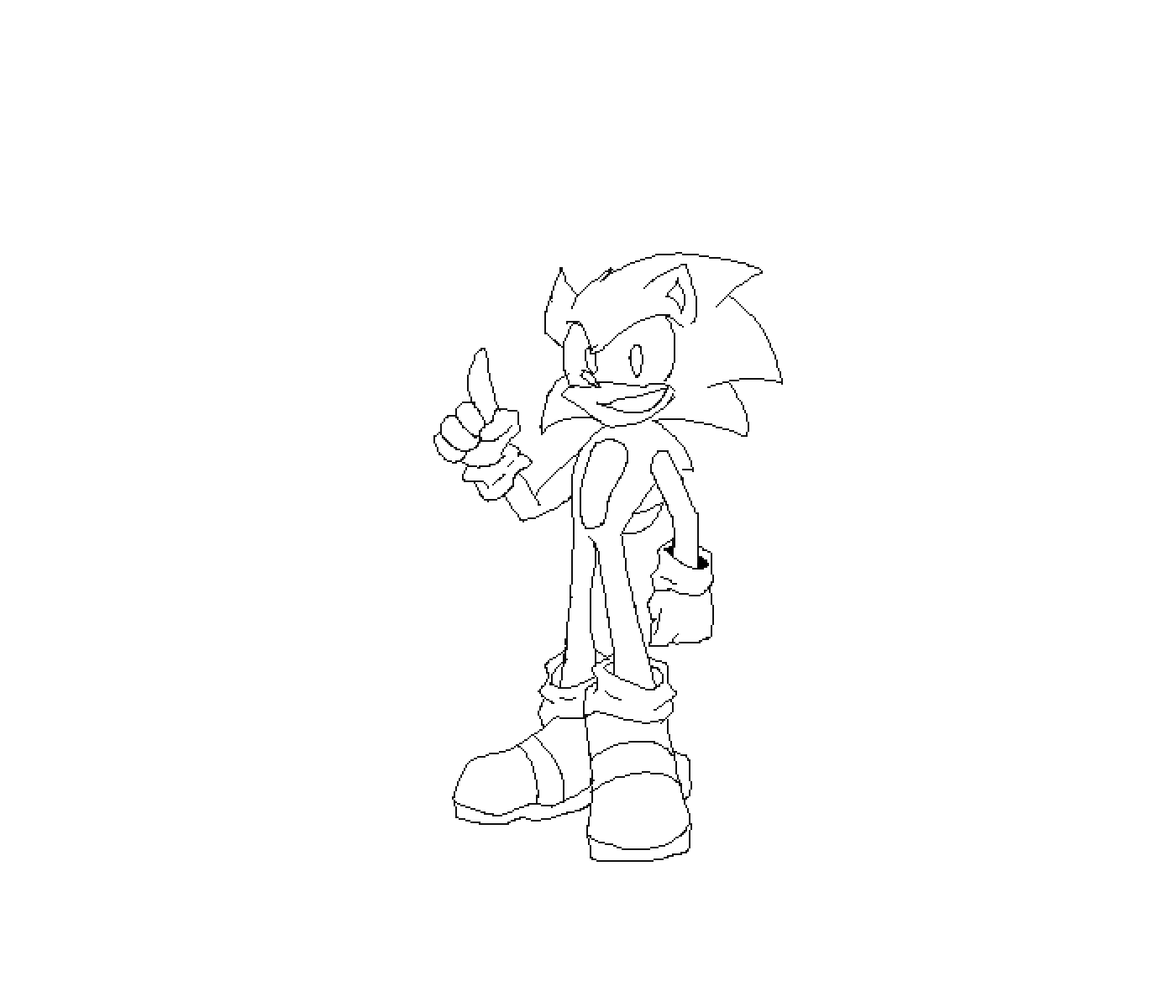 Pixilart Sonic Base By Infinitebreaker