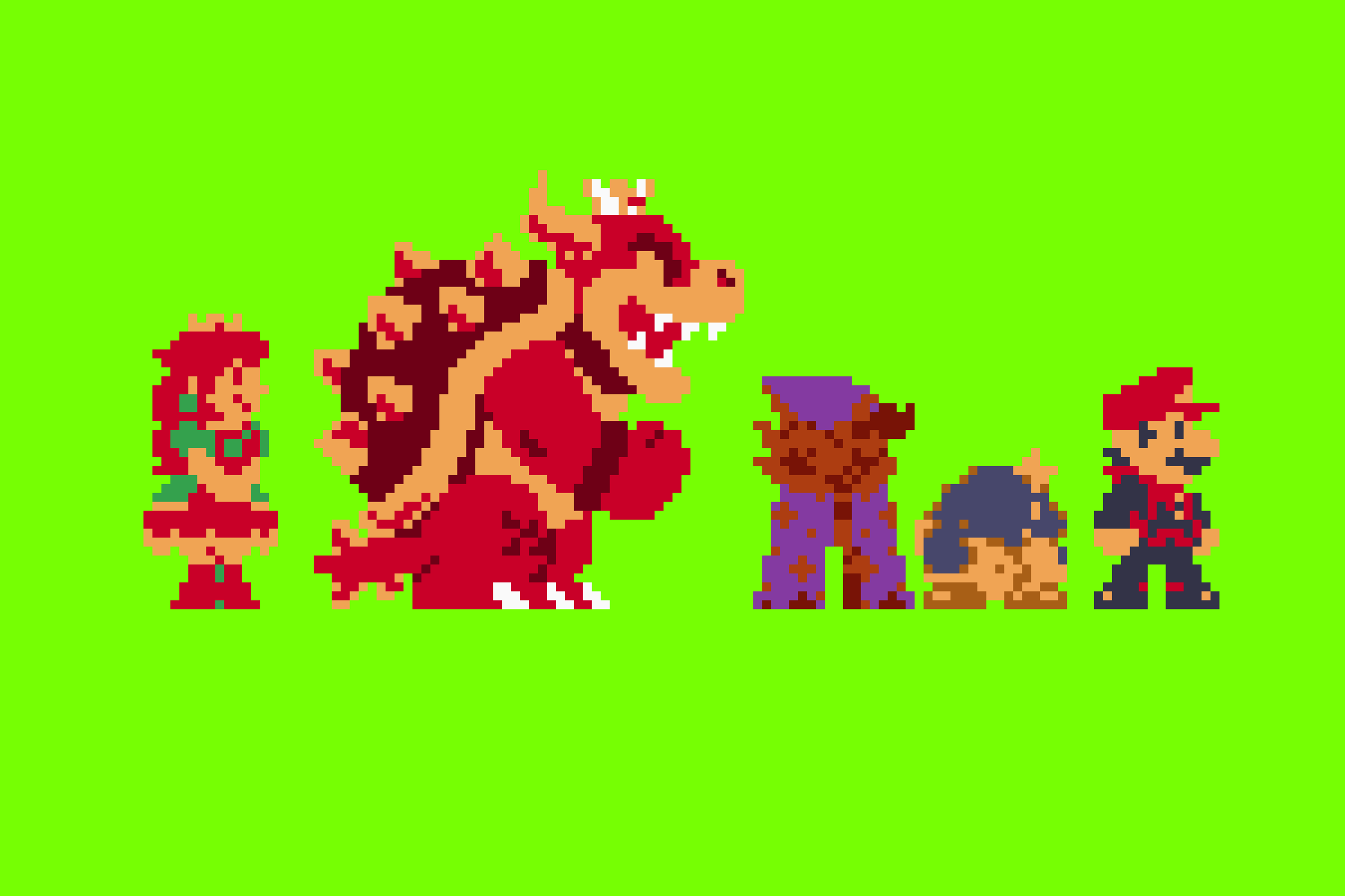 Pixilart - Super Mario RPG (NES) D-Sides by JamGamerXL
