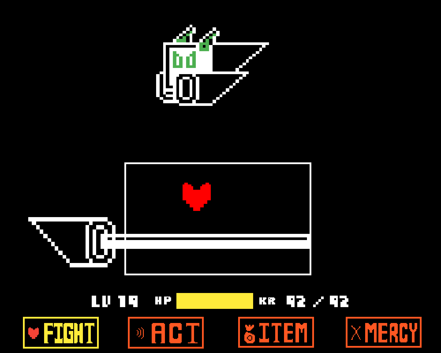 Pixilart - Undertale Fight Phase 1 by TheOnlyPixel