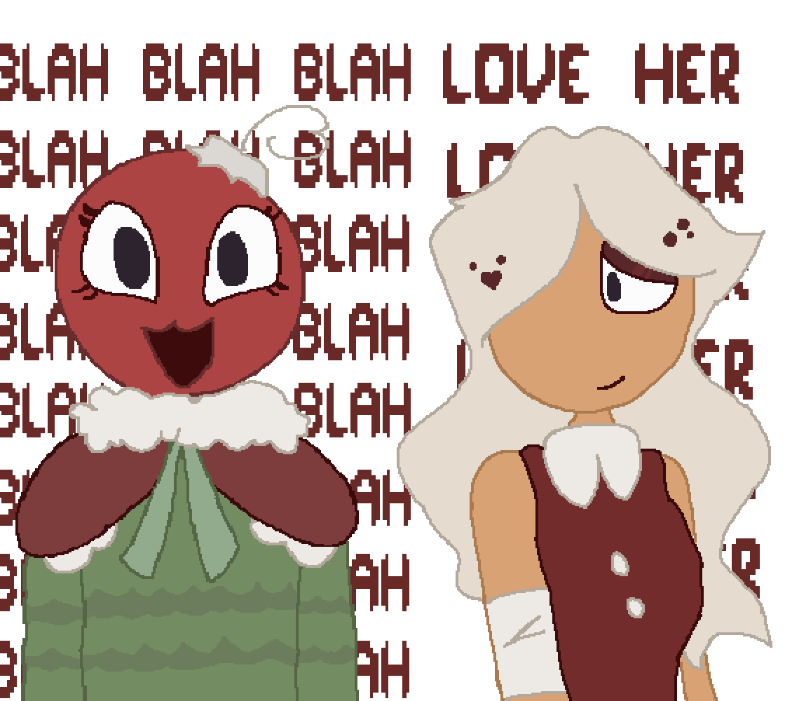 Pixilart - Ginger x Bobette! - Dandy’s world by LunaL1ght