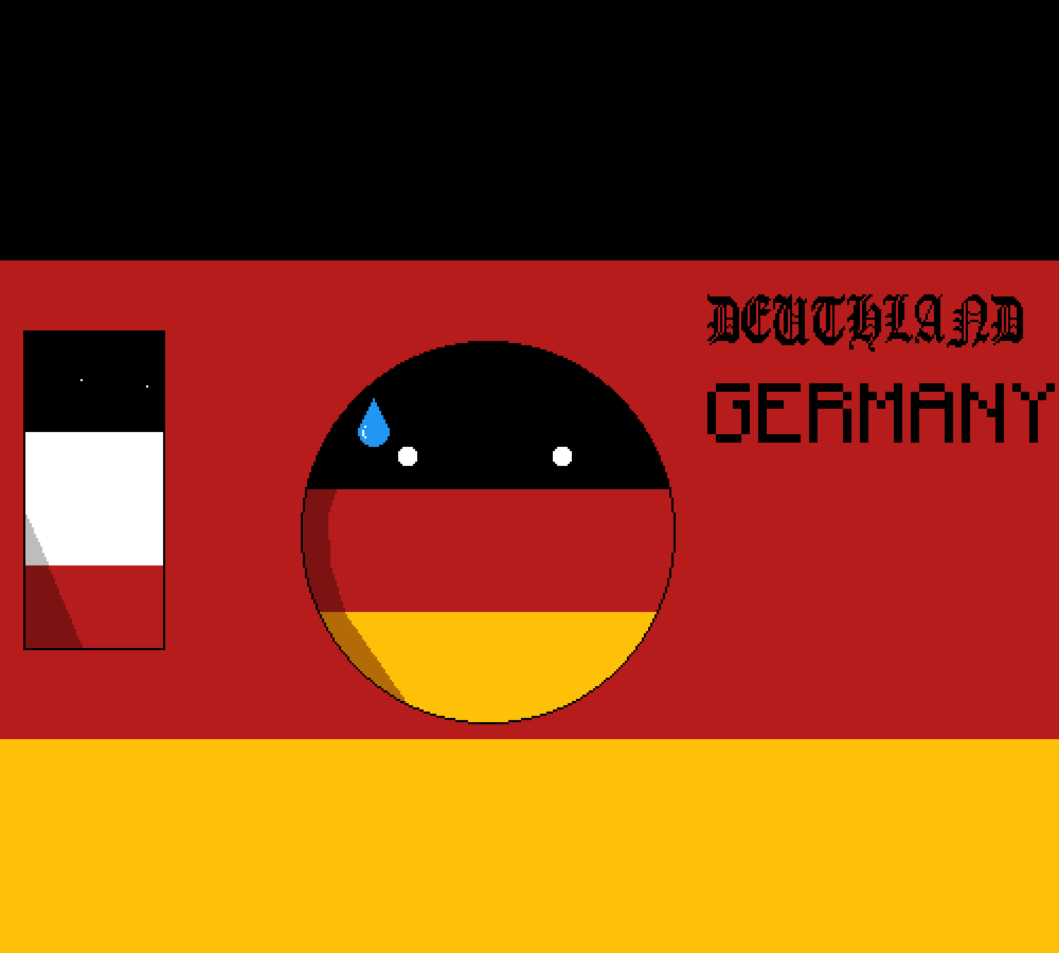 Pixilart - german countryball by prosweden