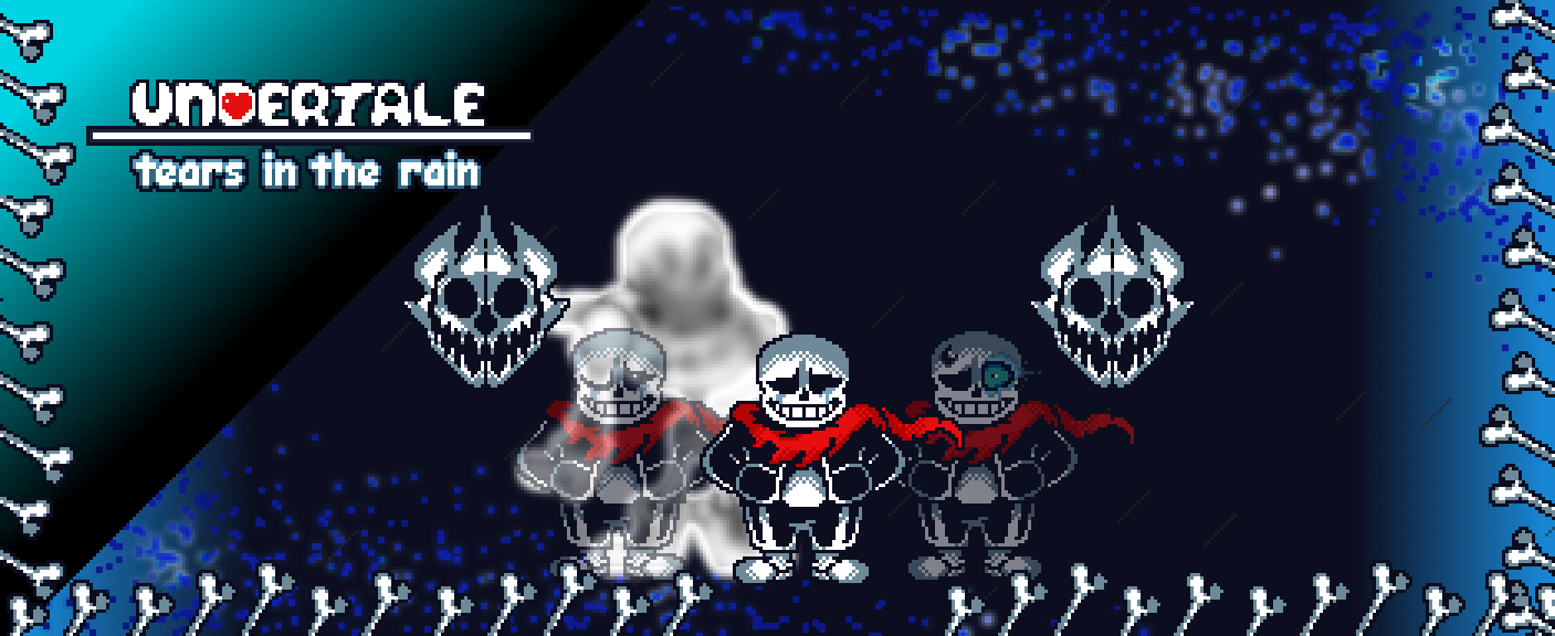 Pixilart - [ Undertale ] tears in the rain by K1NGSans
