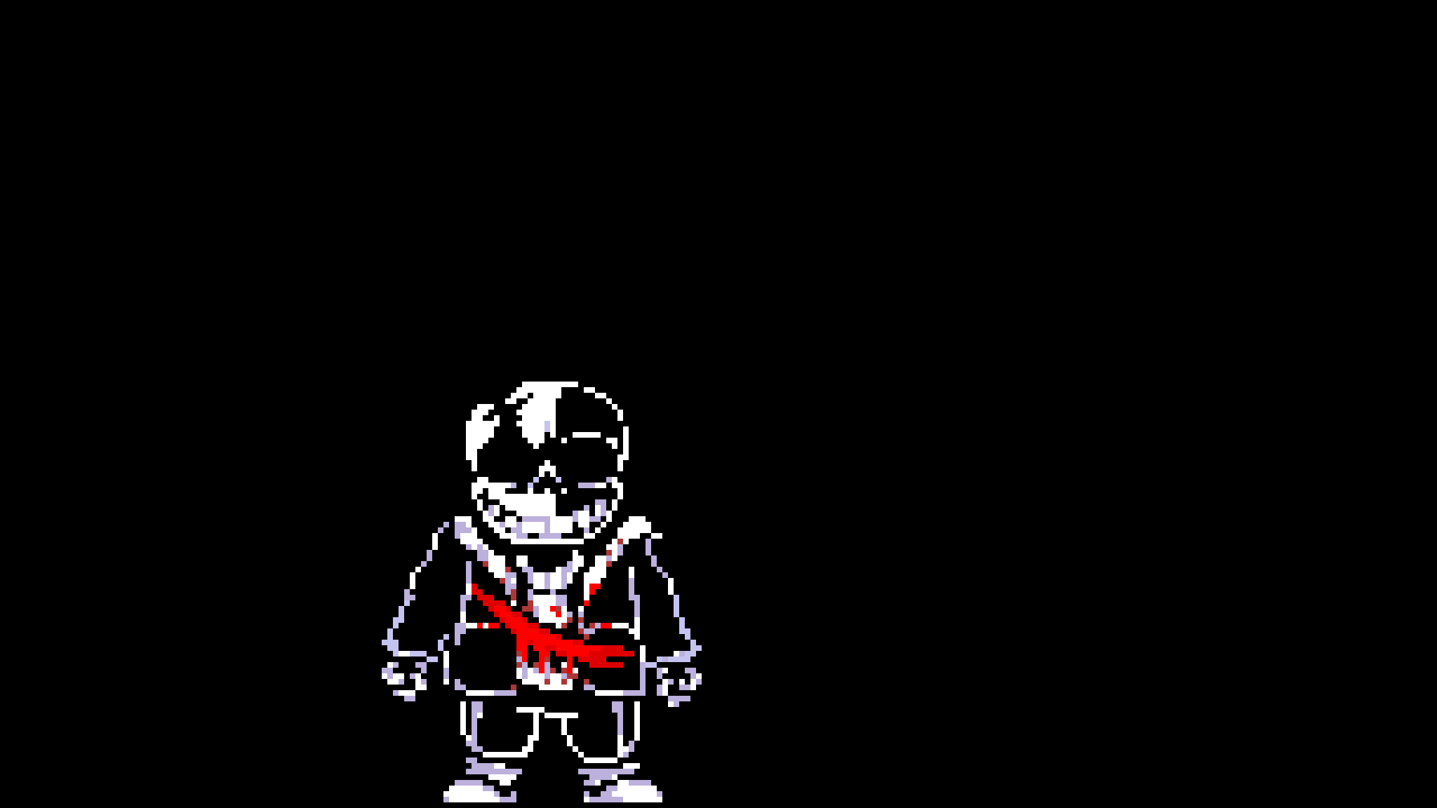 Pixilart - Last breath sans phase 3 by Matthew2013