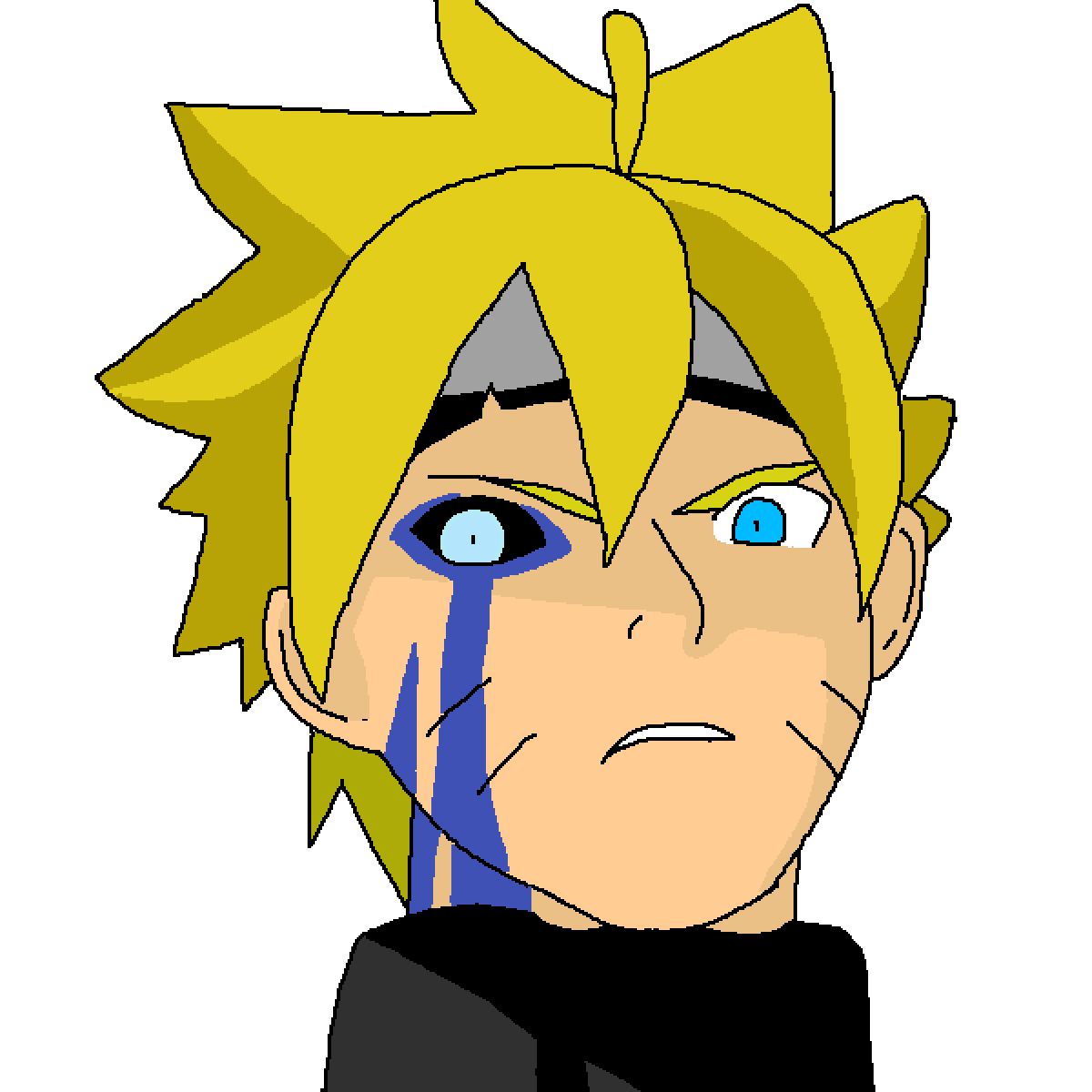Pixilart - Baruto Uzumaki by Kataclysym