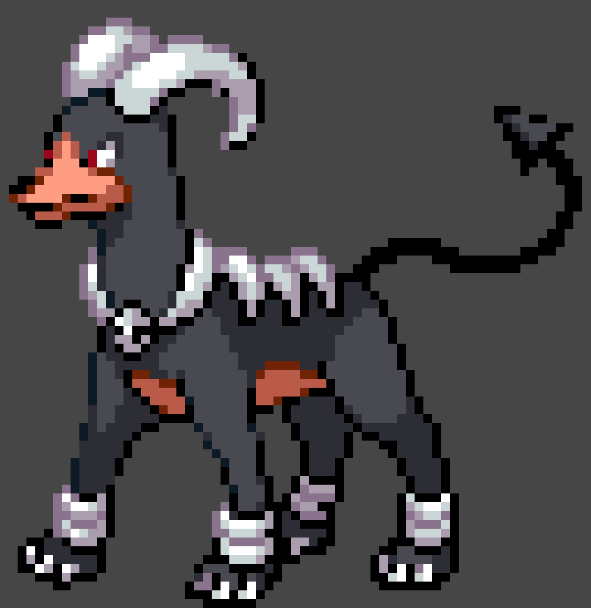 Pixilart - #229 - Houndoom by JuanKGoD04